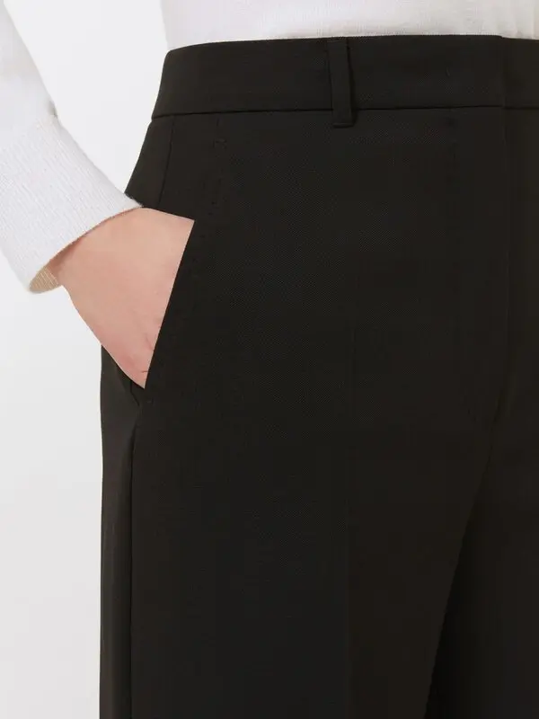 Max Mara Wool Crepe Trousers