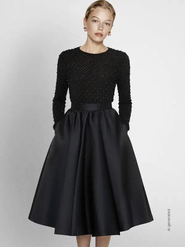 Max Mara Duchesse Midi Circle Skirt