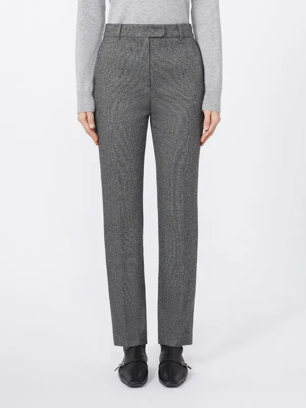 Max Mara Cigarette-fit Jersey Trousers