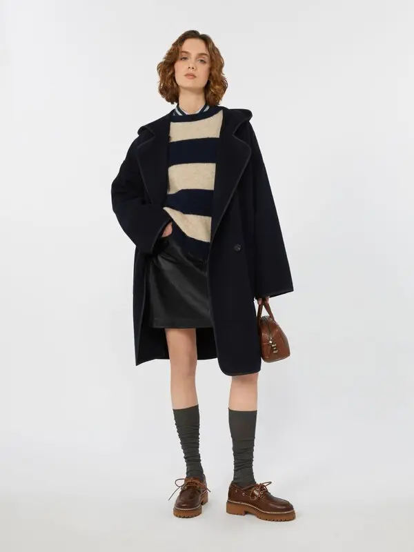 Max Mara Coat In Double-faced Wool Broadcloth
