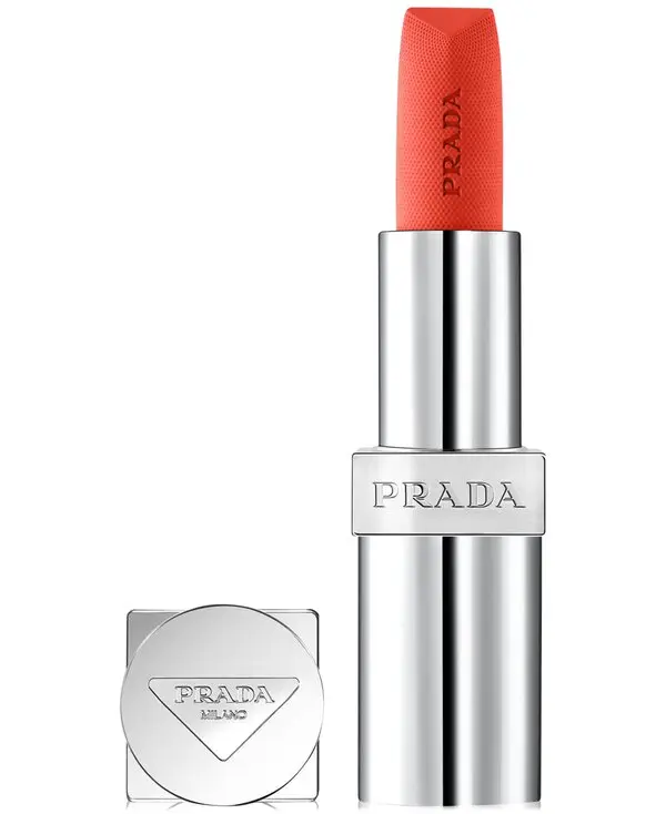 PRADA BEAUTY Monochrome Soft Matte Refillable Lipstick - O176 - Nacarat