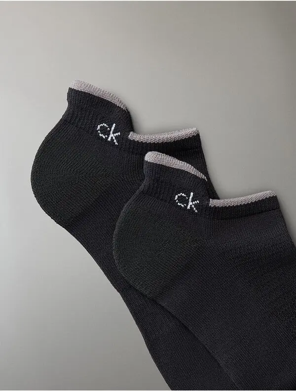 Calvin Klein Double Tab No Show Socks 6-pack
