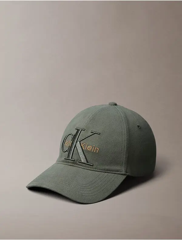 Calvin Klein Embroidered Baseball Cap - Thyme