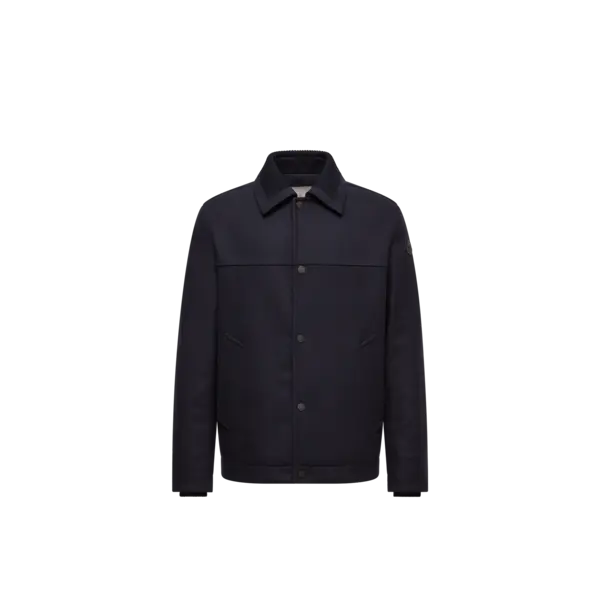 Moncler Emilion Wool Blend Shirt Jacket