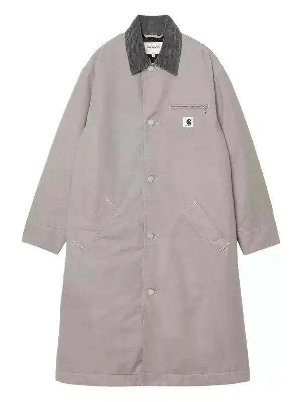Carhartt Work In Progress Corduroy-collar Button Coat