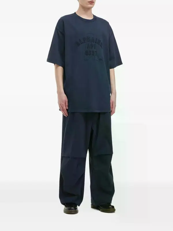 Alpha Industries Embroidered-logo Cotton T-shirt