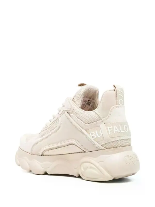 BUFFALO Chai Leather Chunky Sneakers - Neutrals