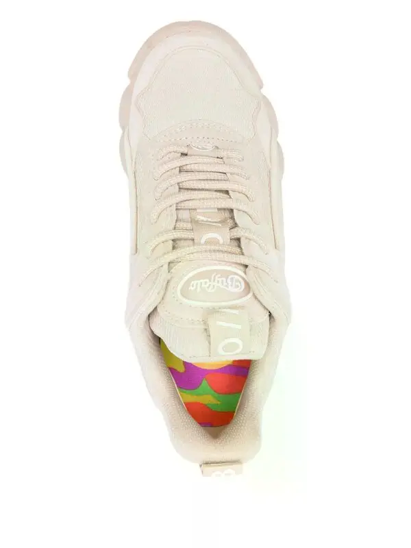 BUFFALO Chai Leather Chunky Sneakers - Neutrals