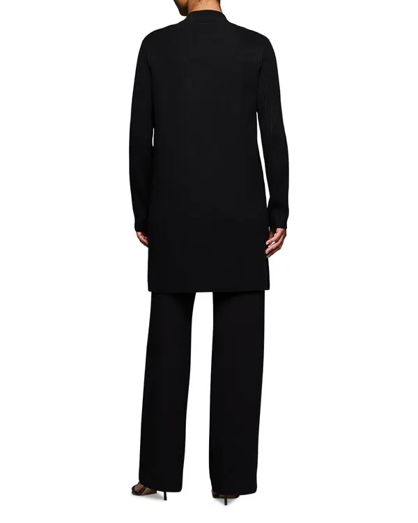NIC+ZOE Wool Cashmere Blend Juliette Coat - Black Onyx