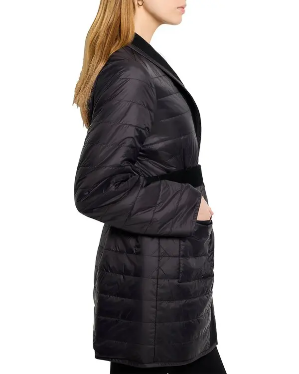 NIC+ZOE Reversible Quilted Coat - Black Onyx