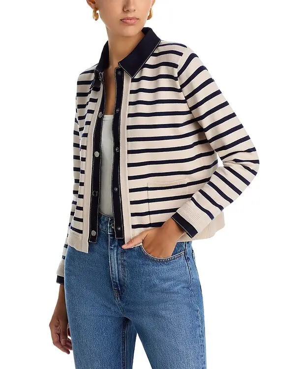SIONI Striped Jacket