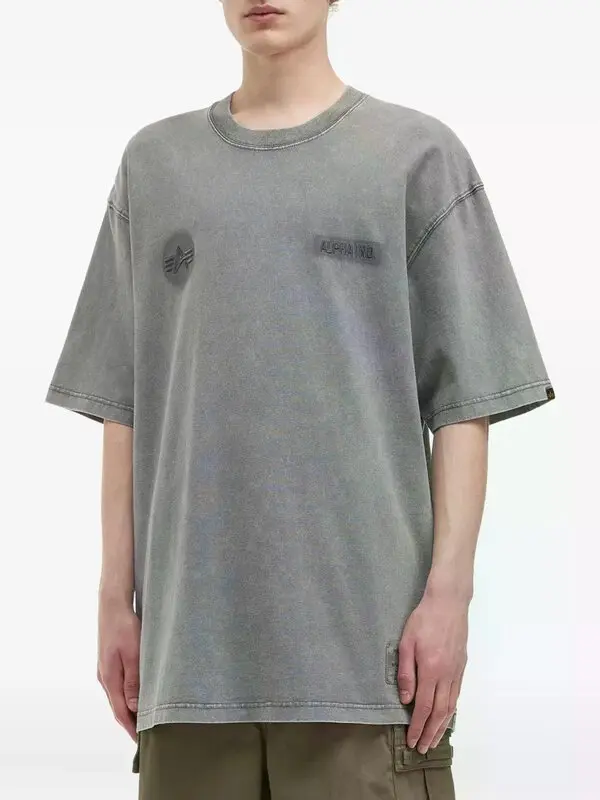 Alpha Industries Logo-patch Embroidered T-shirt