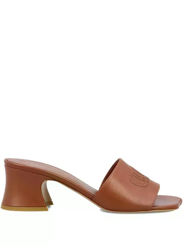 Chloé 55mm Logo-embossed Sandals