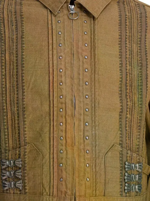 Kapital Pleated Studded Jacket