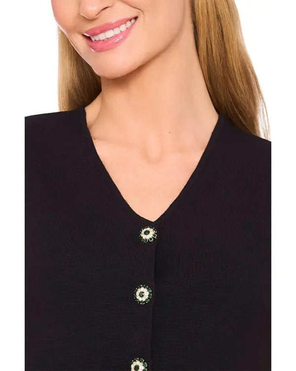 CECE DUPRAZ Jewel Button Vest
