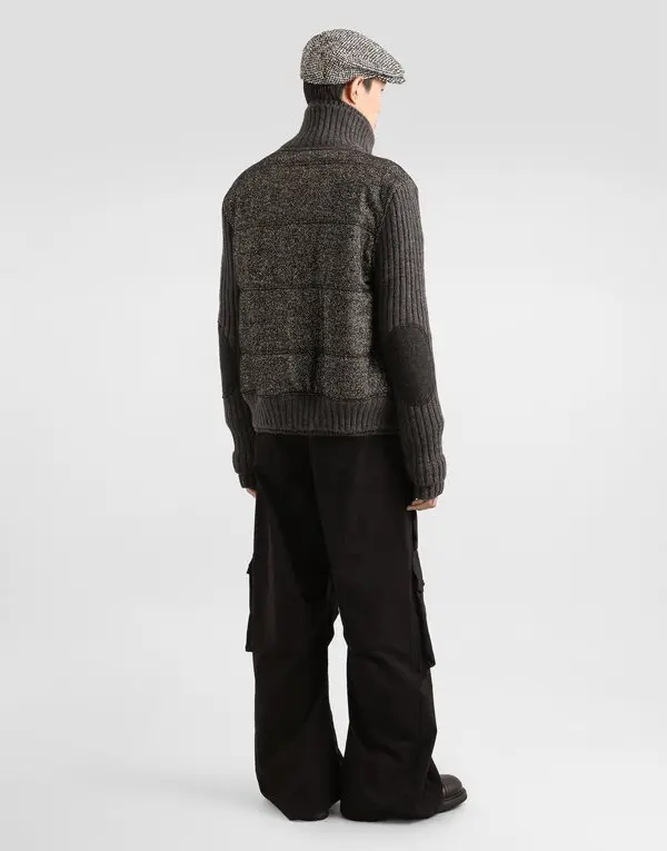 Dolce & Gabbana Knitted Houndstooth Jacket