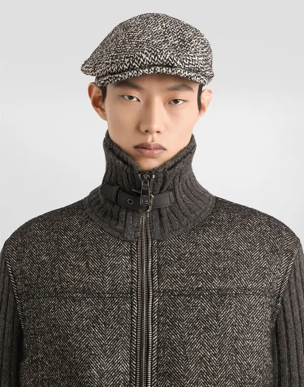 Dolce & Gabbana Knitted Houndstooth Jacket
