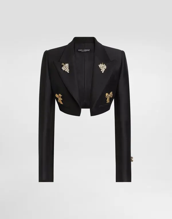 Dolce & Gabbana Single-breasted Faille Jacket