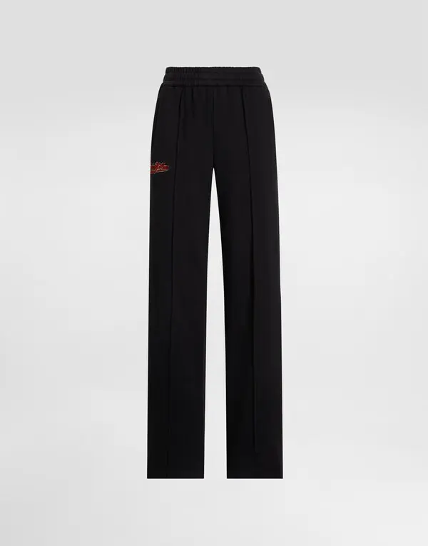 Dolce & Gabbana Fleece Jogging Pants With Patch