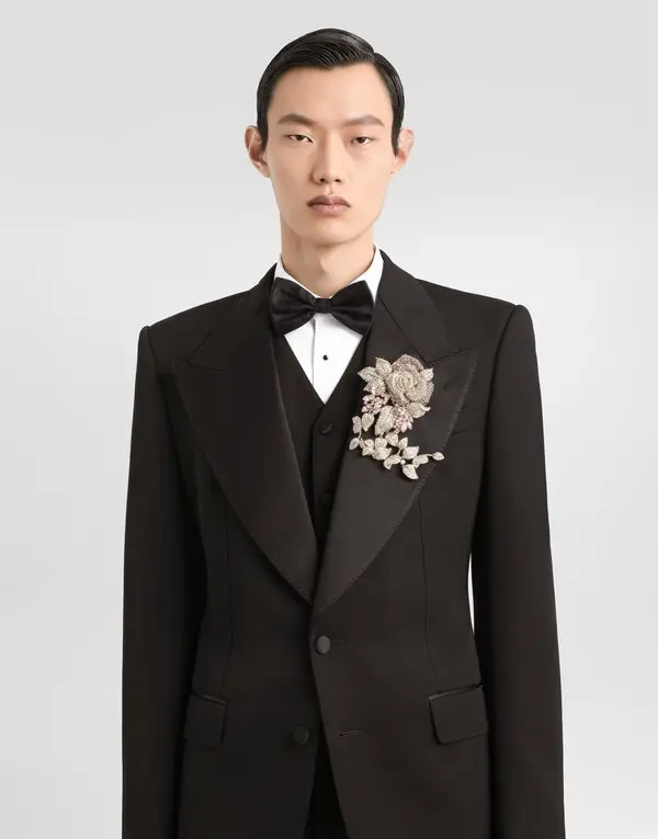 Dolce & Gabbana Single-breasted Wool And Silk-blend Jacket