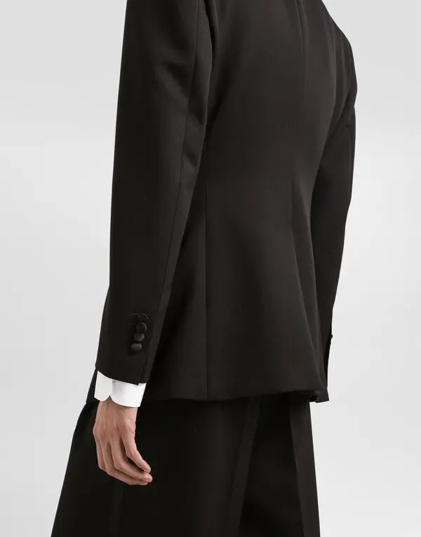 Dolce & Gabbana Single-breasted Wool And Silk-blend Jacket