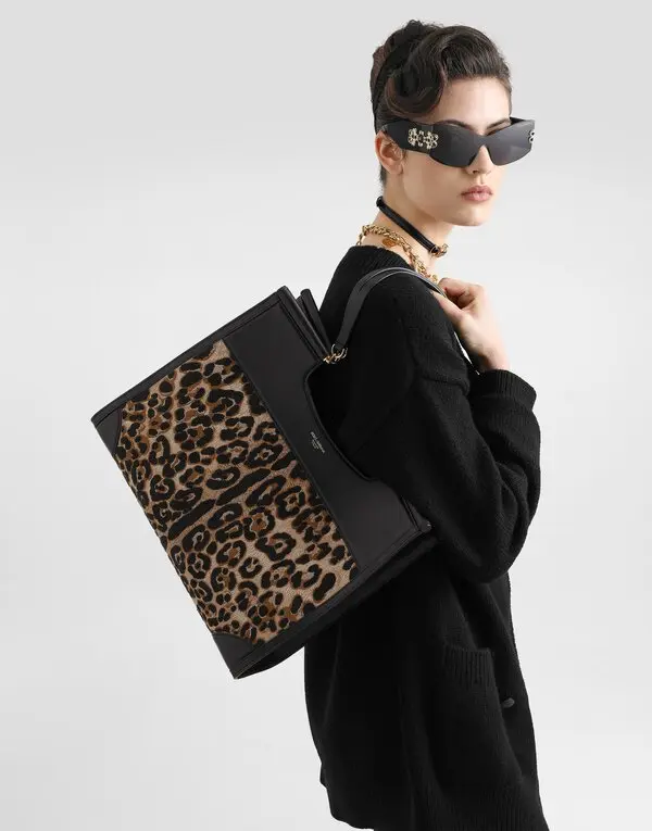 Dolce & Gabbana Sicily Large Shopping Bag With Embroidery