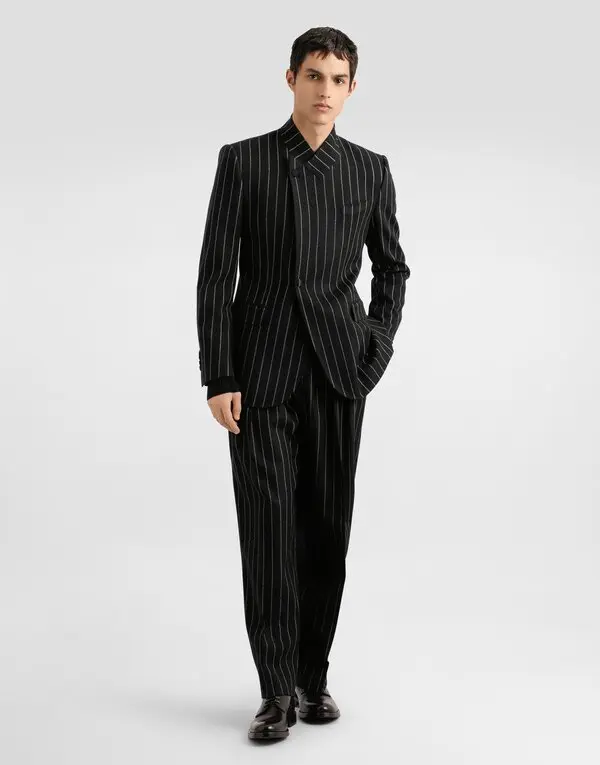 Dolce & Gabbana Sicilia Striped Wool Jacket - Multicolor