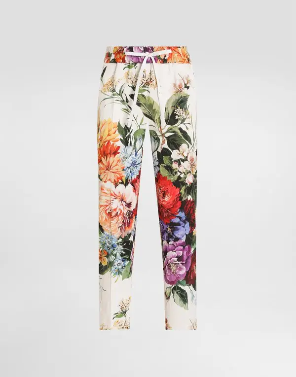 Dolce & Gabbana Floral Printed Trousers