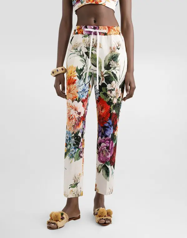Dolce & Gabbana Floral Printed Trousers