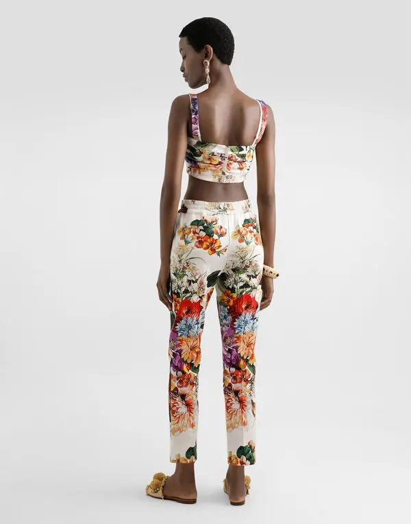 Dolce & Gabbana Floral Printed Trousers
