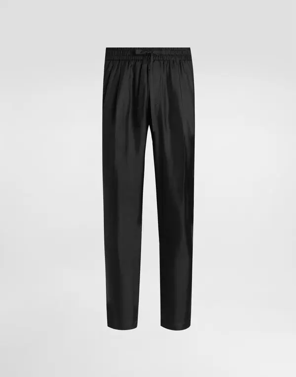 Dolce & Gabbana Silk Twill Jogging Trousers