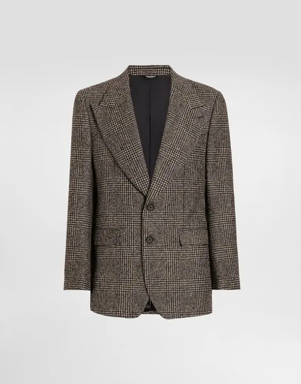 Dolce & Gabbana Glen Plaid Single-breasted Jacket