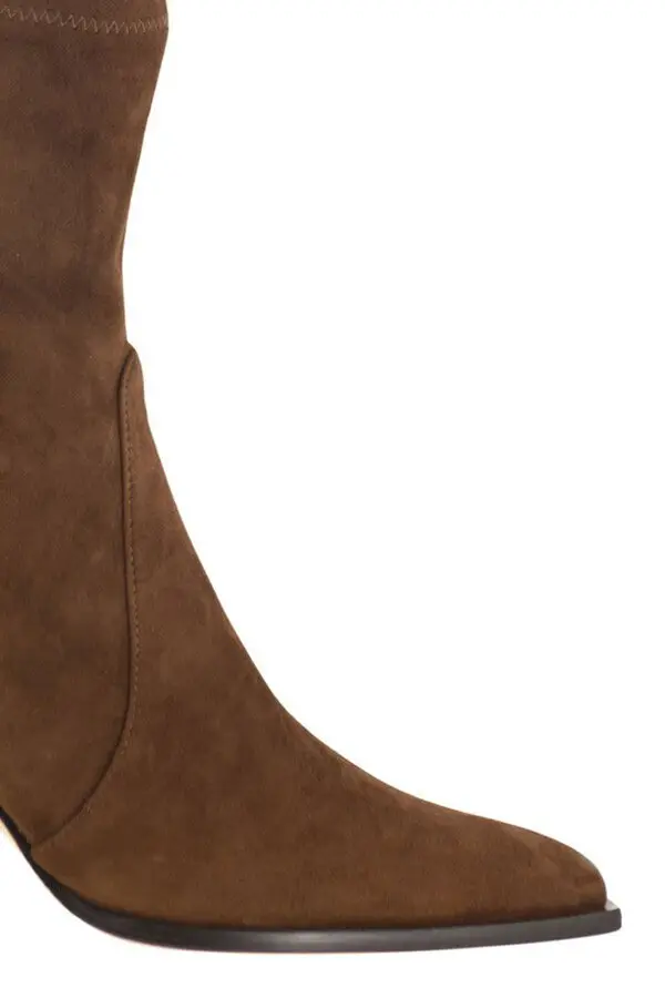 STUART WEITZMAN Jolene Suede Ankle Boots