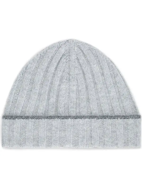 Brunello Cucinelli Cashmere Beanie - Grey