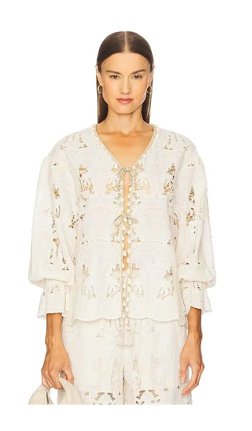 REVOLVE X JJ Embroidered Top