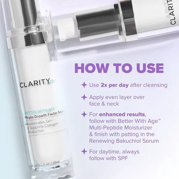 CLARITYRX Better With Age™ Phyto Growth Factor Serum