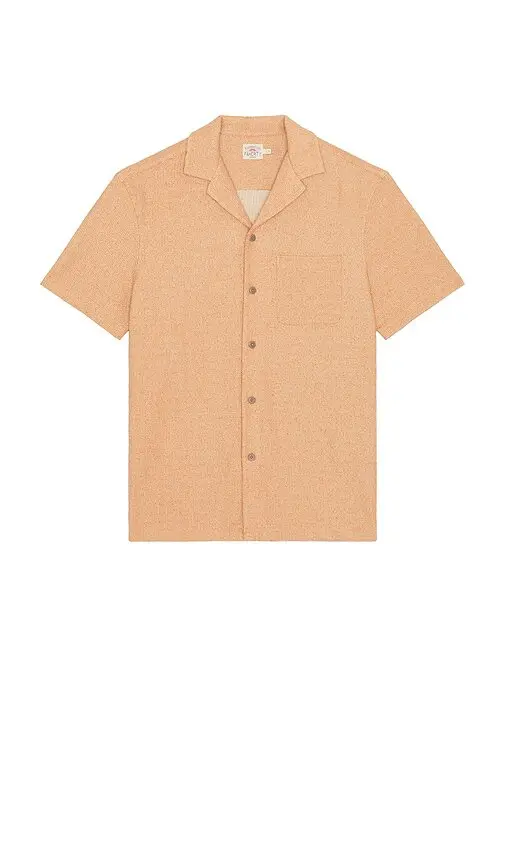 Faherty Brand Oasis Shirt In Orange