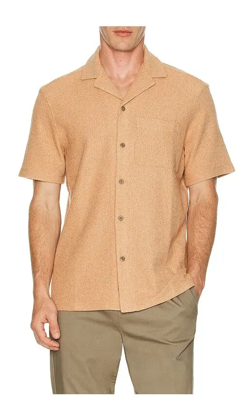 Faherty Brand Oasis Shirt In Orange