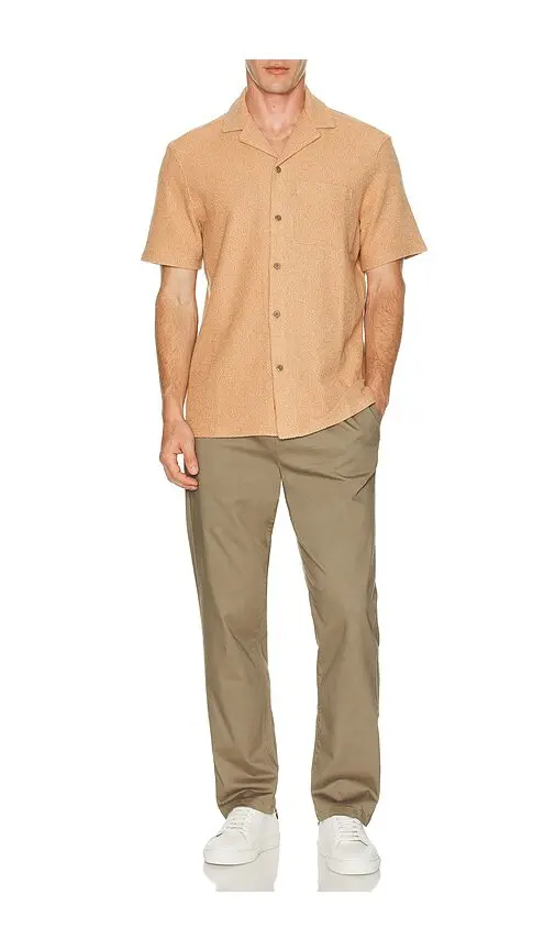 Faherty Brand Oasis Shirt In Orange