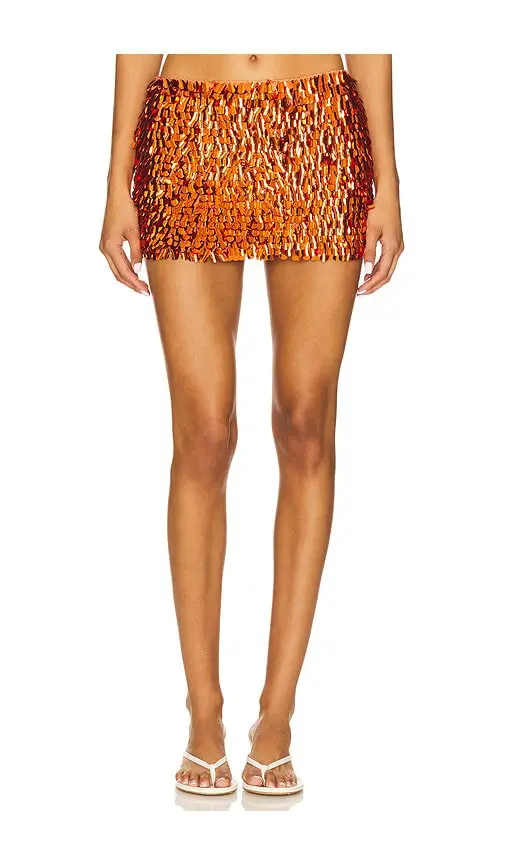 KIM SHUI Sequin Mini Skirt