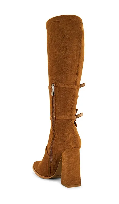 ZEMETA Bow Suede Boots