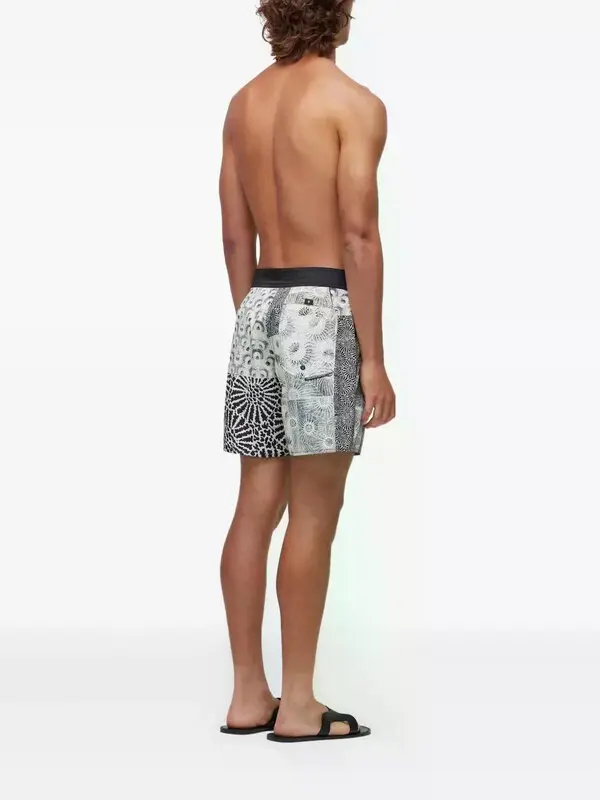 OSKLEN Floral Patchwork Shorts
