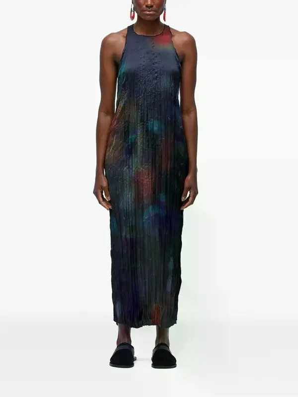 OSKLEN Abstract Printed Maxi Dress