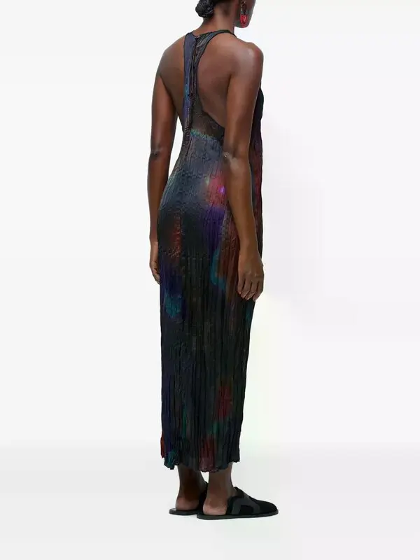 OSKLEN Abstract Printed Maxi Dress
