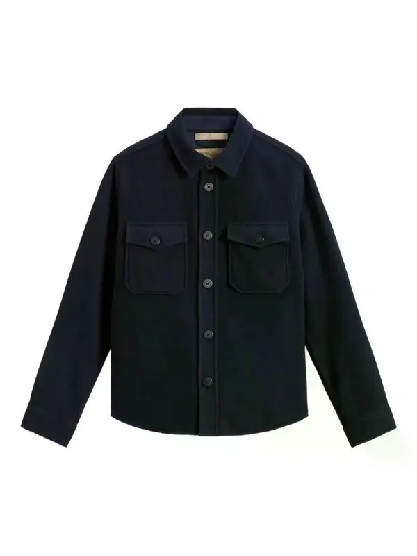 Woolrich Double-pocket Shirt Jacket - Blue