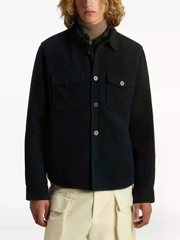 Woolrich Double-pocket Shirt Jacket - Blue