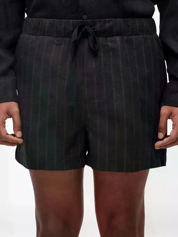 OSKLEN Pinstripe Drawstring Shorts