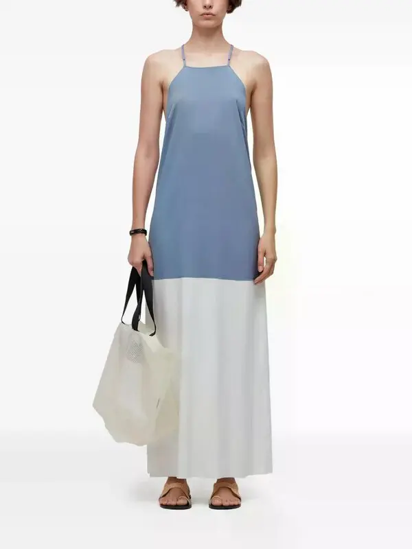 OSKLEN Halterneck Two-tone Dress