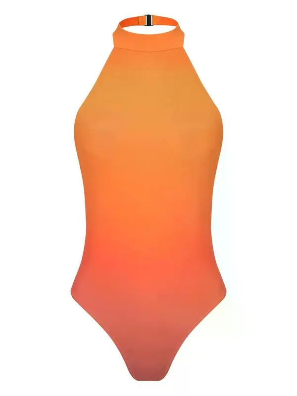 OSKLEN Open-back One-piece Swimsuit - Orange