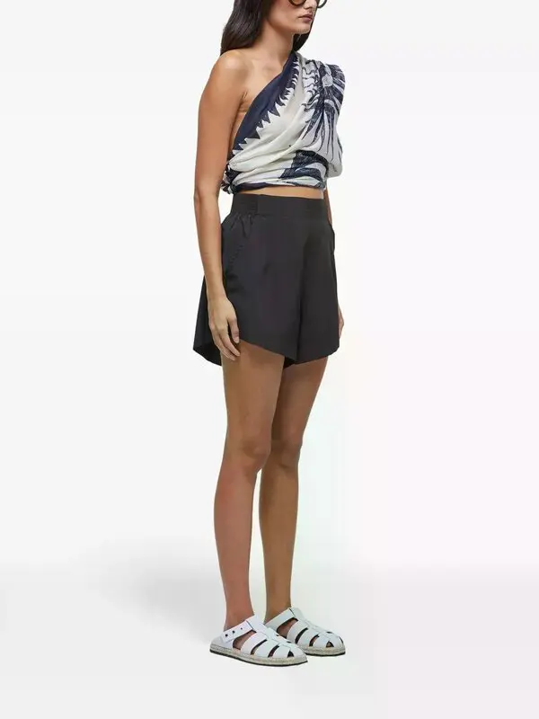 OSKLEN Poplin High-rise Shorts
